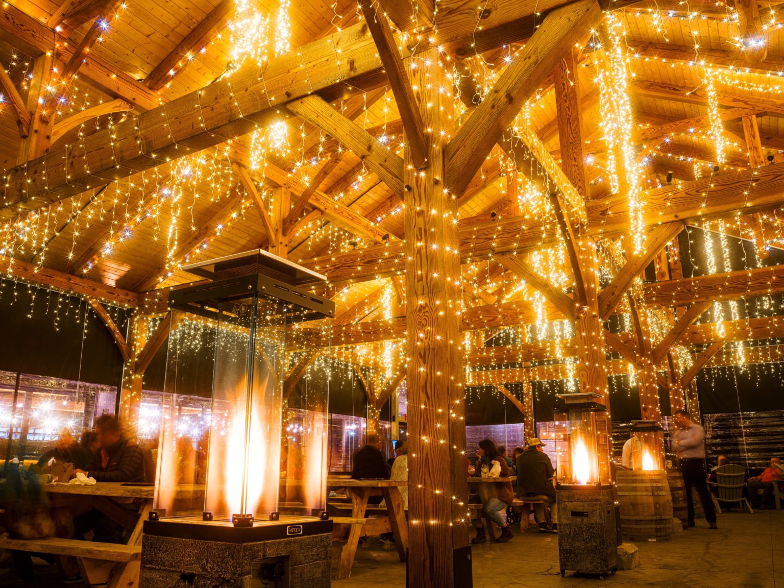 Winter Lodge: A Cozy Outdoor Pavilion Enclosure | Porch Enclosure ...