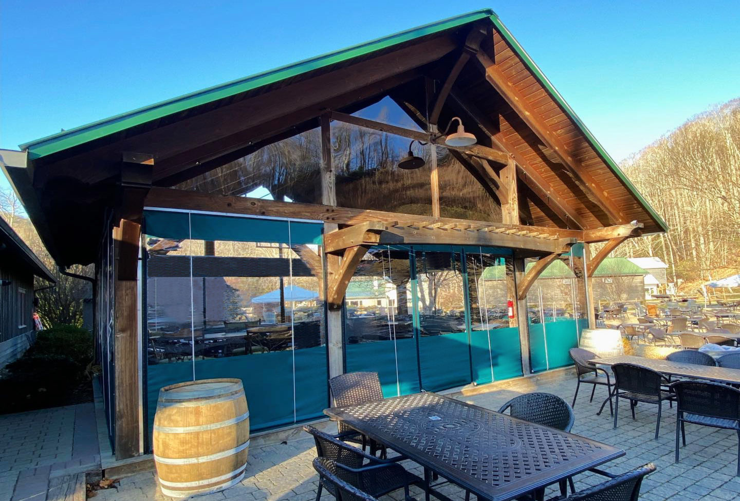 Custom Pavilion Enclosures | Commercial Quality | Porch Enclosure Systems