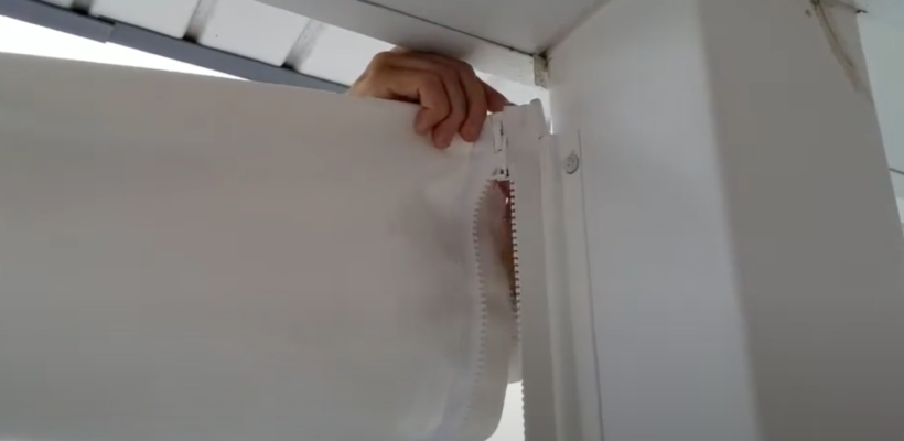 Zips from Top Down | Porch Enclosure Systems (PES)