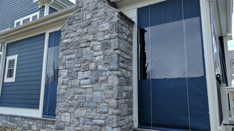 Patio Wind Blocking Roll-Up Curtains | Porch Enclosure Systems (PES)